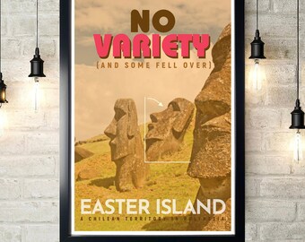 Easter Island Poster - Etsy