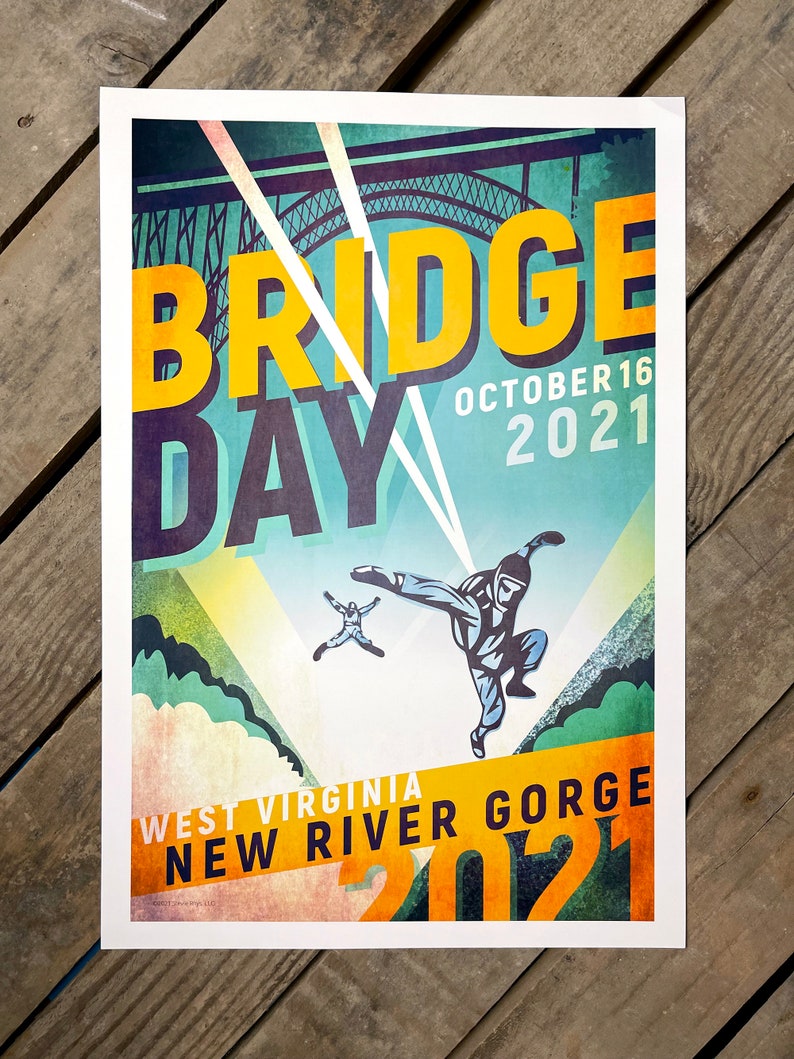 Bridge Day 2021 New River Gorge National Park Framed Travel - Etsy