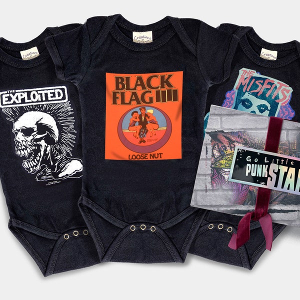 Punk Baby Card - Etsy