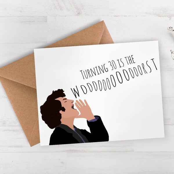Funny Turning 30 Birthday Card - Etsy