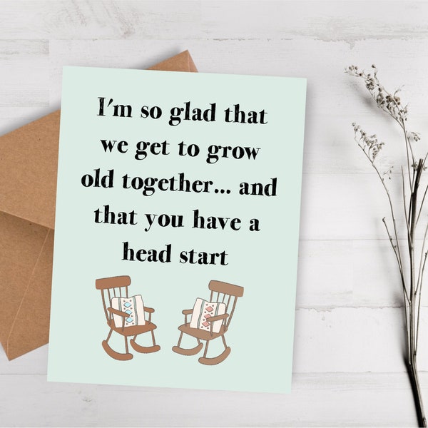Getting Old Card - Etsy
