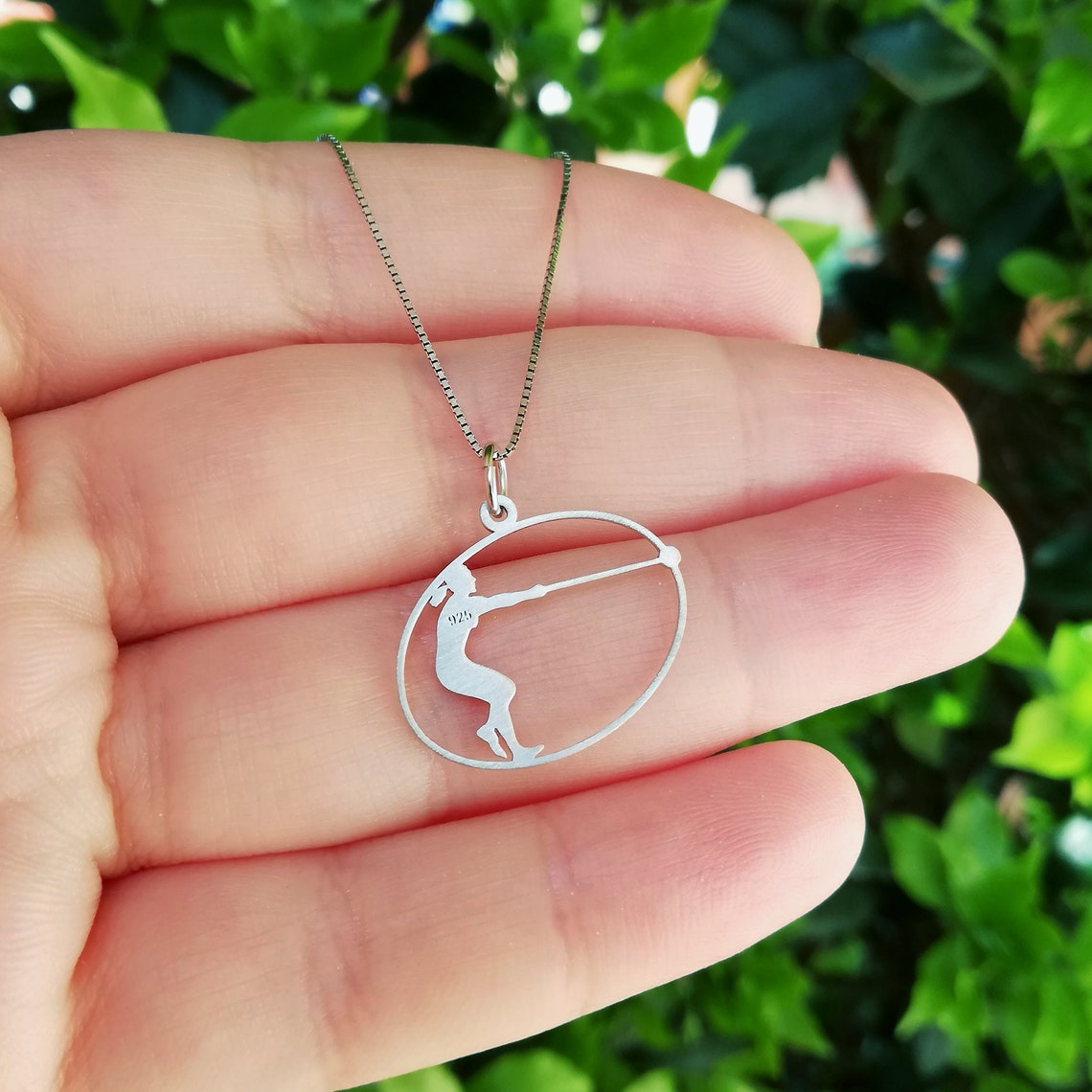 Solid Silver Jewelry Track and Field Athlete Unique Gift | Etsy