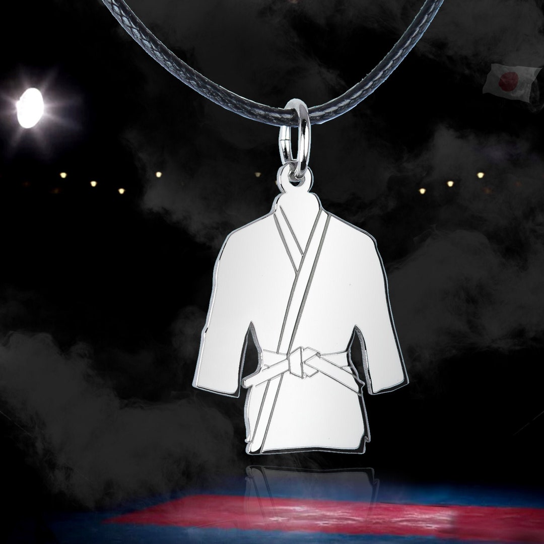 Gift Box for Men Silver Pendant Karate Suit Karate Athlete Sport ...