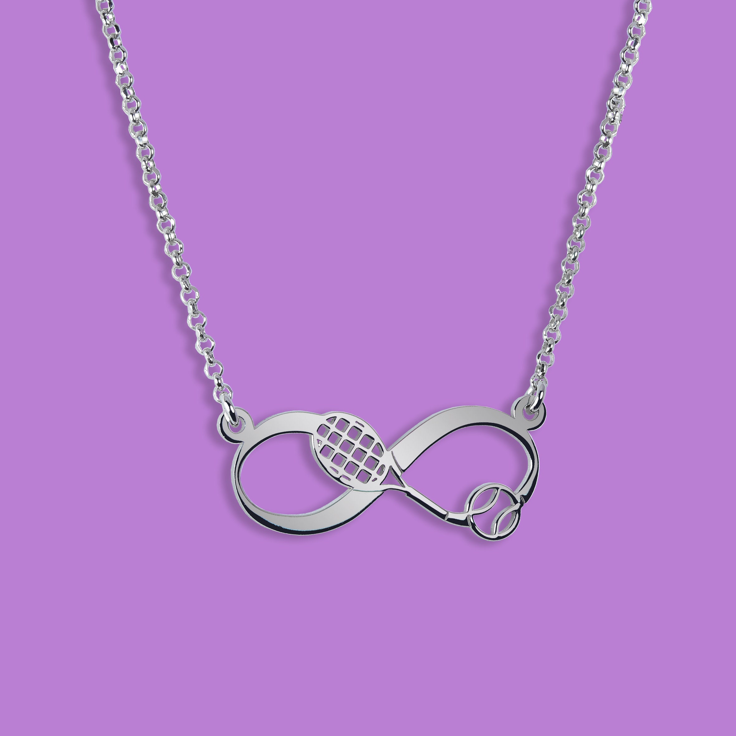 Best Friend Gift Idea Solid Silver 925 Necklace Infinity | Etsy