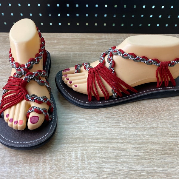 Sandals Red - Etsy