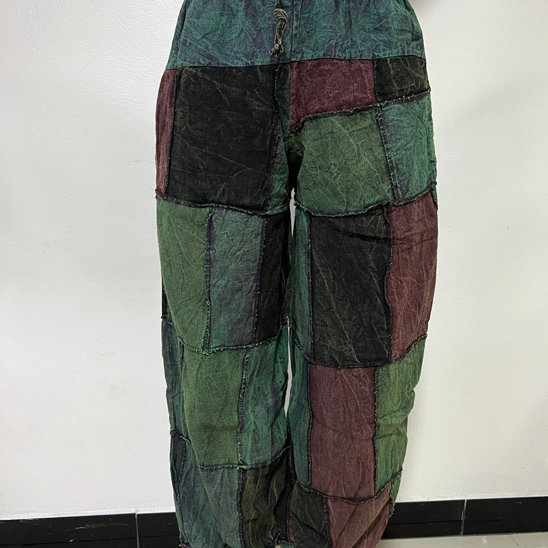 Patchwork Pants - Etsy