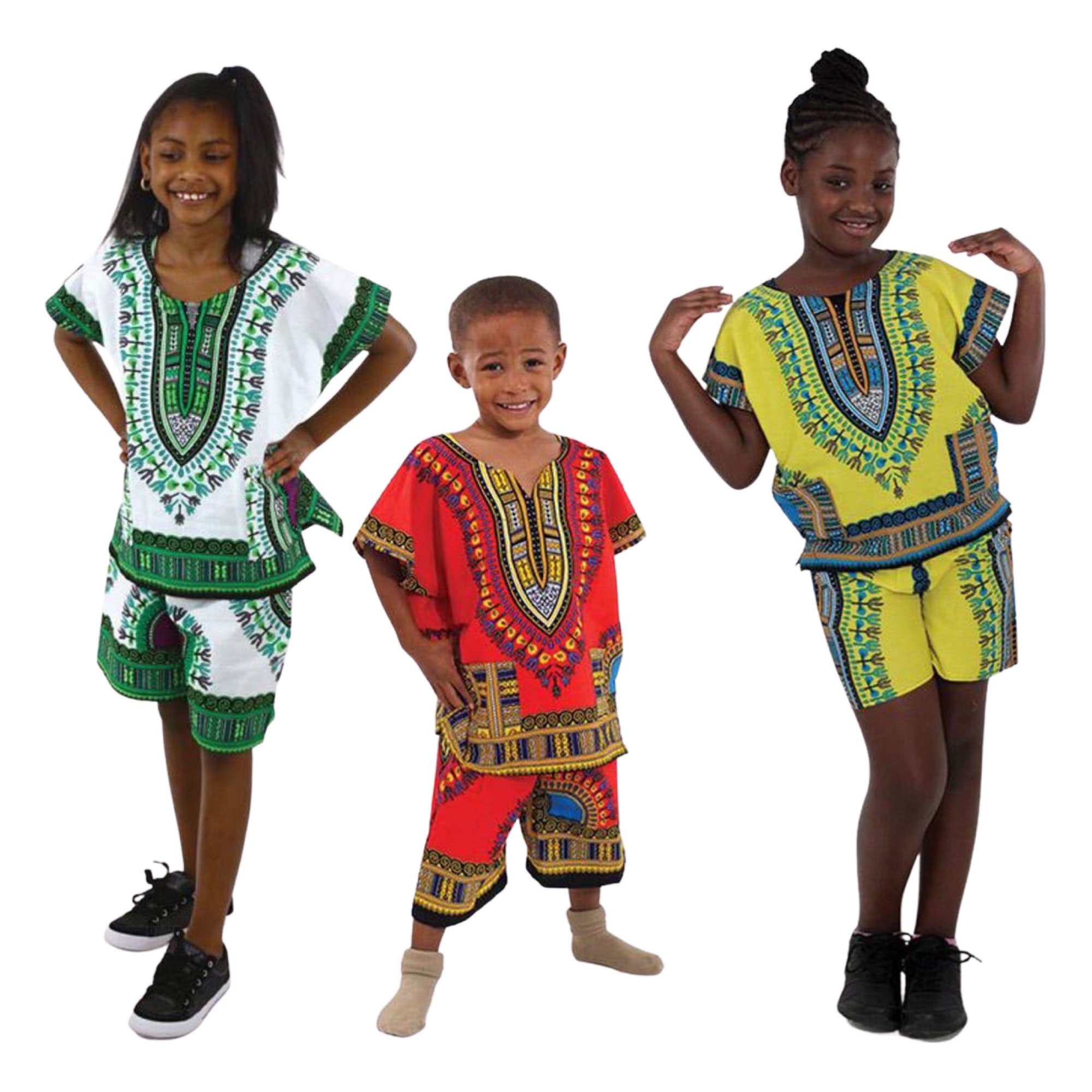 Kids African Dashiki Shirt and Shorts Set, Boys Dashiki Outfit, Ankara ...