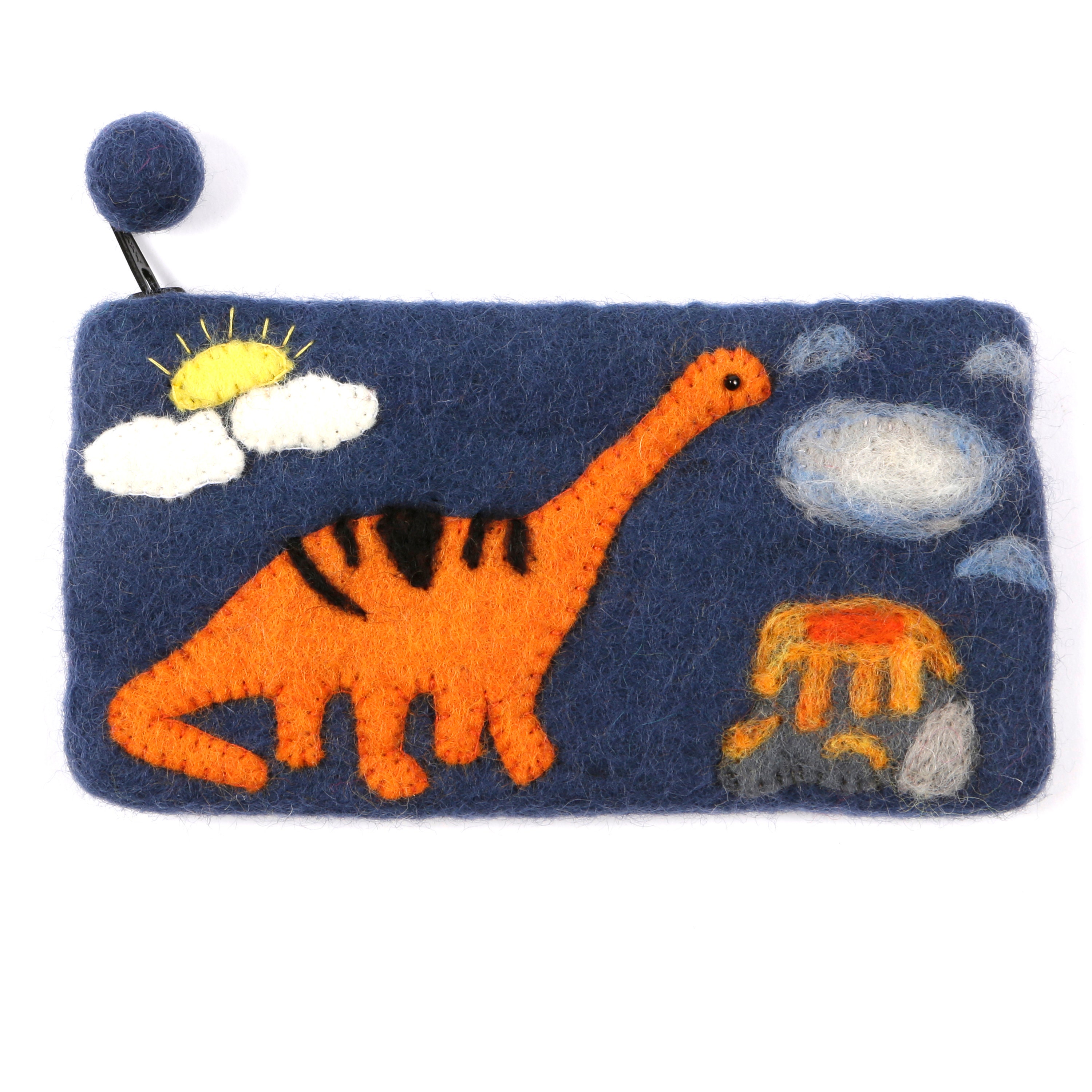 Dinosaur Handcrafted Felt Pencil Case - Etsy