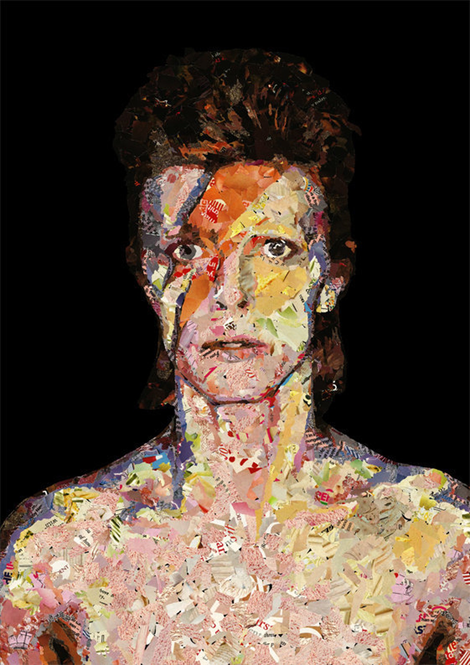 David Bowie Collage Poster / Art Print | Etsy