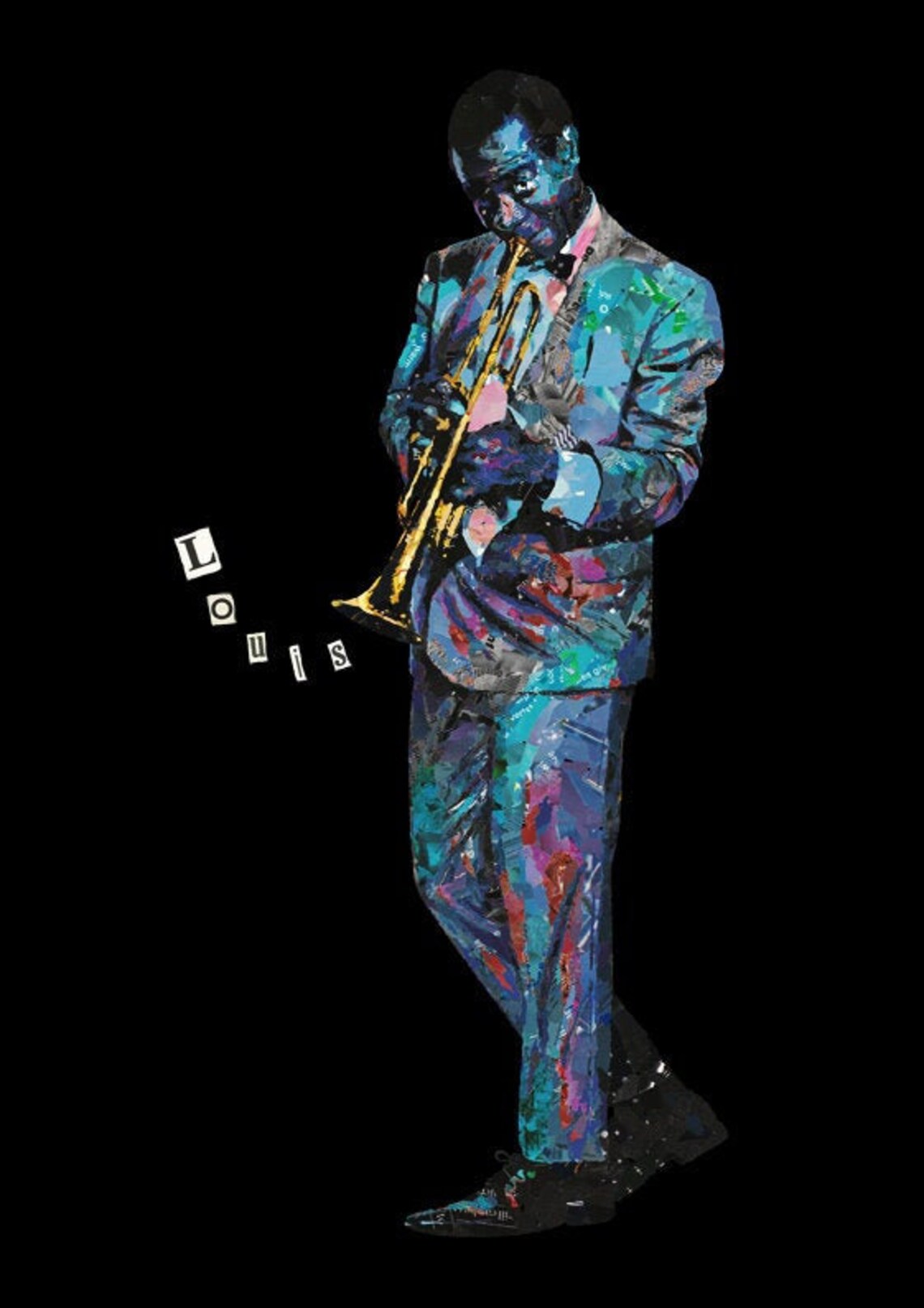 Louis Armstrong Poster Art Print Etsy