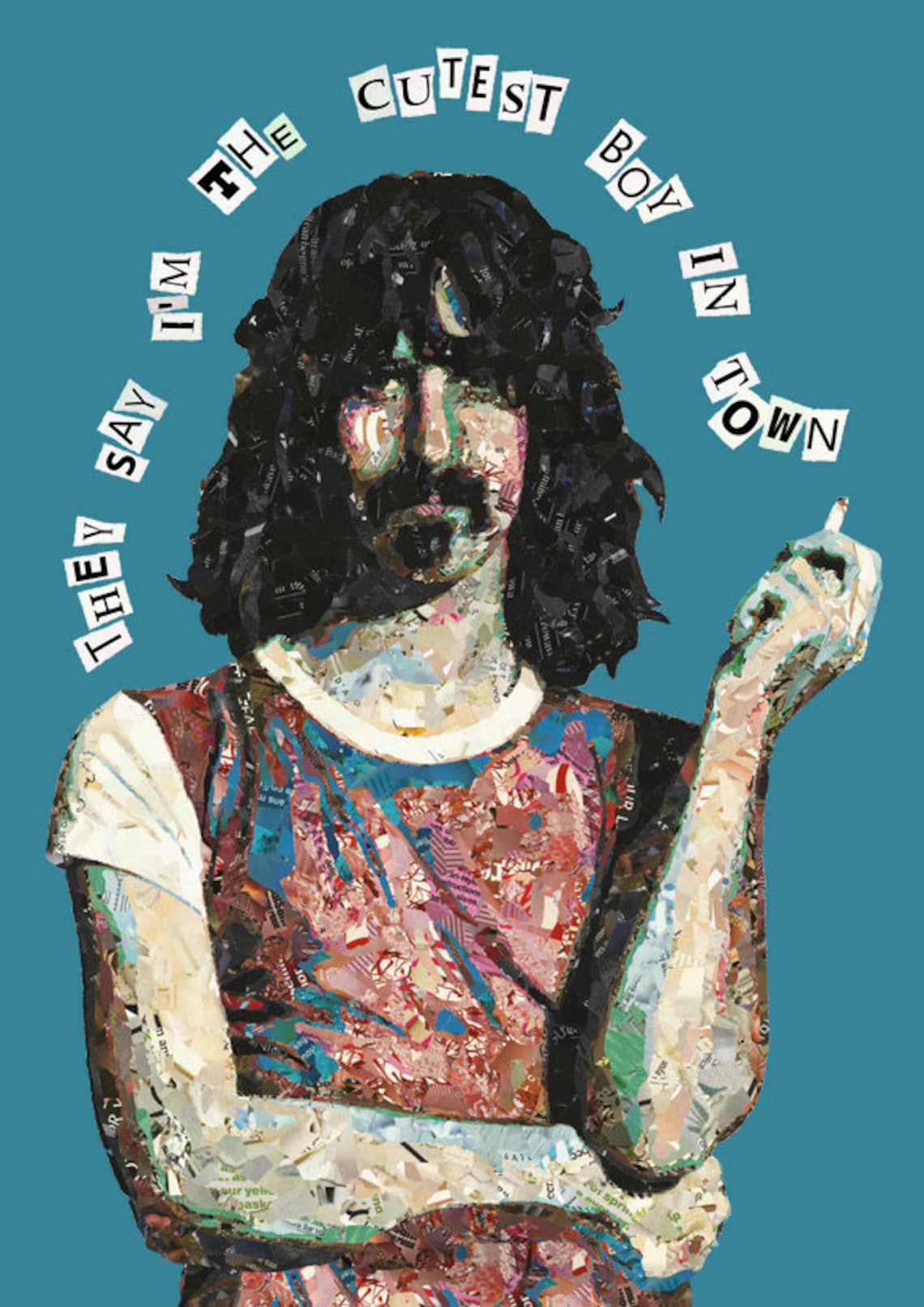 Frank Zappa - Collage - Poster / Art Print - Etsy