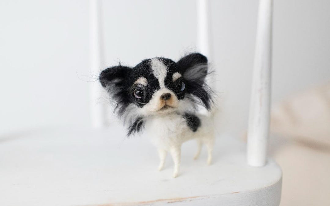 Blythe Pet Chihuahua Dog, Felted Animals, Custom Blythe Doll Friends ...