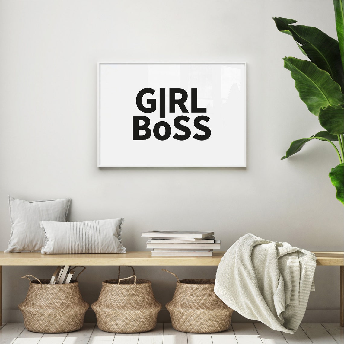Printable Modern Wall Art / Girl Boss Poster / Digital Download - Etsy