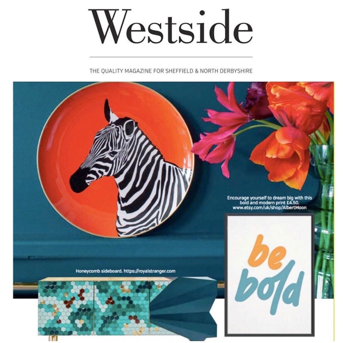 Be Bold Printable Modern Wall Art / Positive Affirmation - Etsy UK