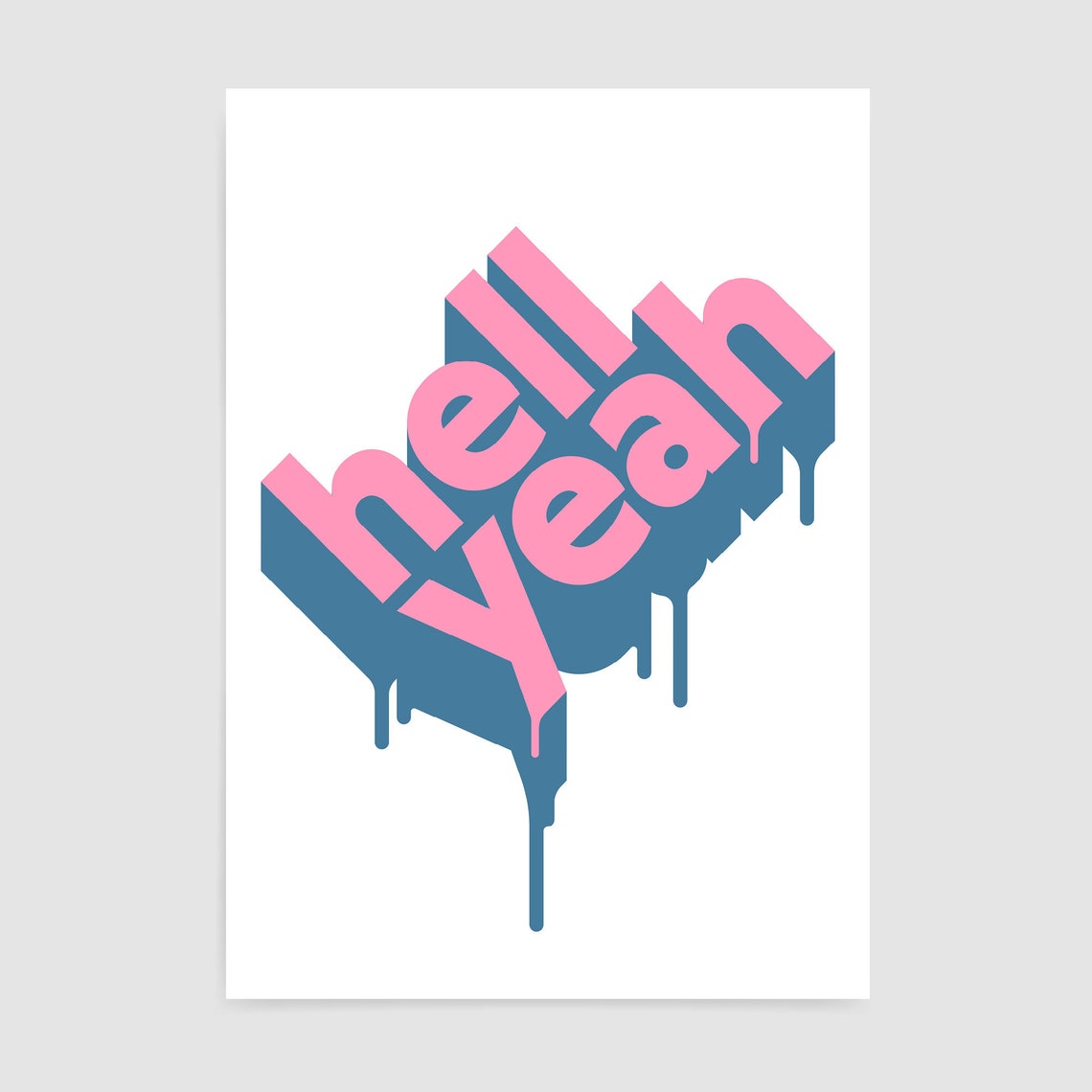 Hell Yeah Print at Home Poster - Etsy UK