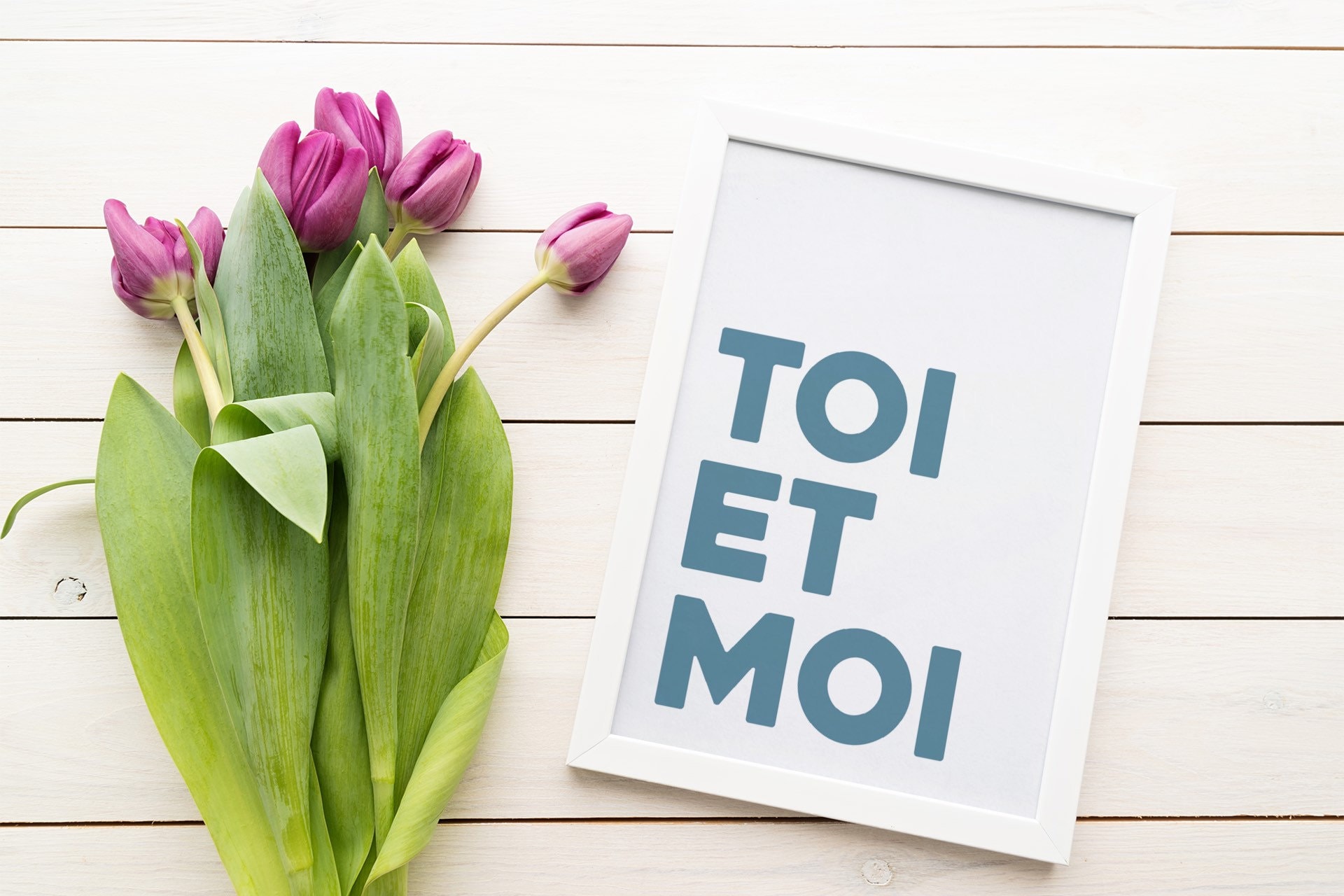 Toi Et Moi French Poster | You and Me | Printable Modern Wall Art - Etsy