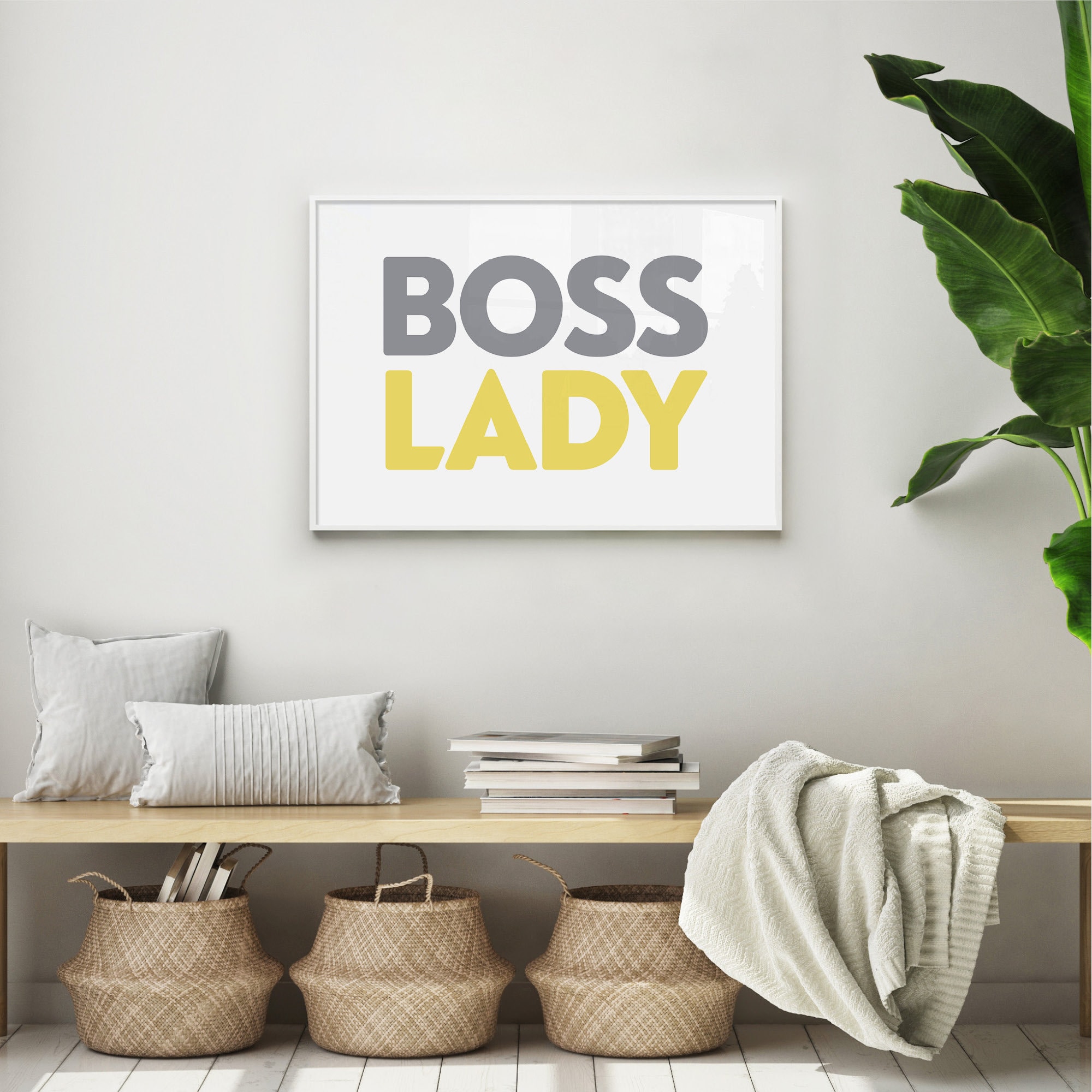 Boss Lady Poster | Printable Modern Wall Art | Digital Download - Etsy UK