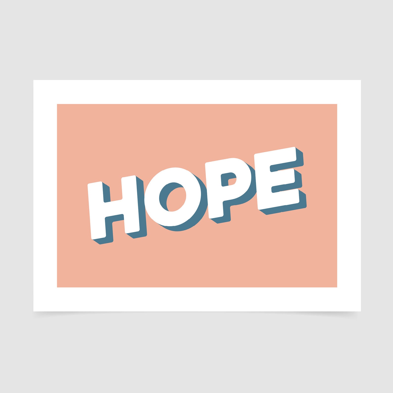 Hope Poster | Printable Modern Wall Art | Digital Download - Etsy