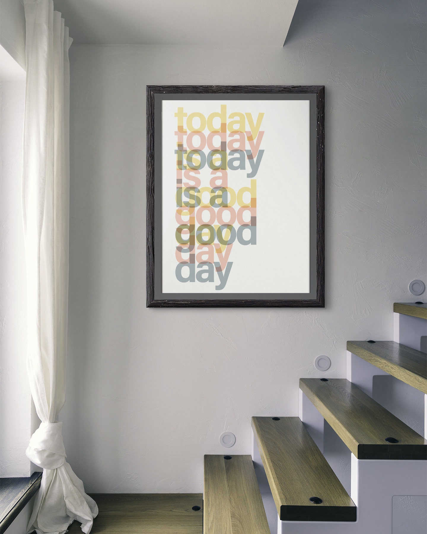 Printable Modern Wall Art / Today is A Good Day Poster - Etsy UK