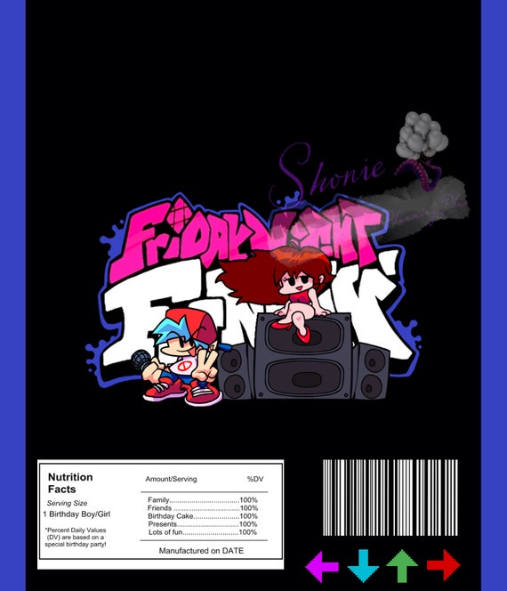 Friday Night Funkin Trio Wrappers INSTANT DOWNLOAD - Etsy