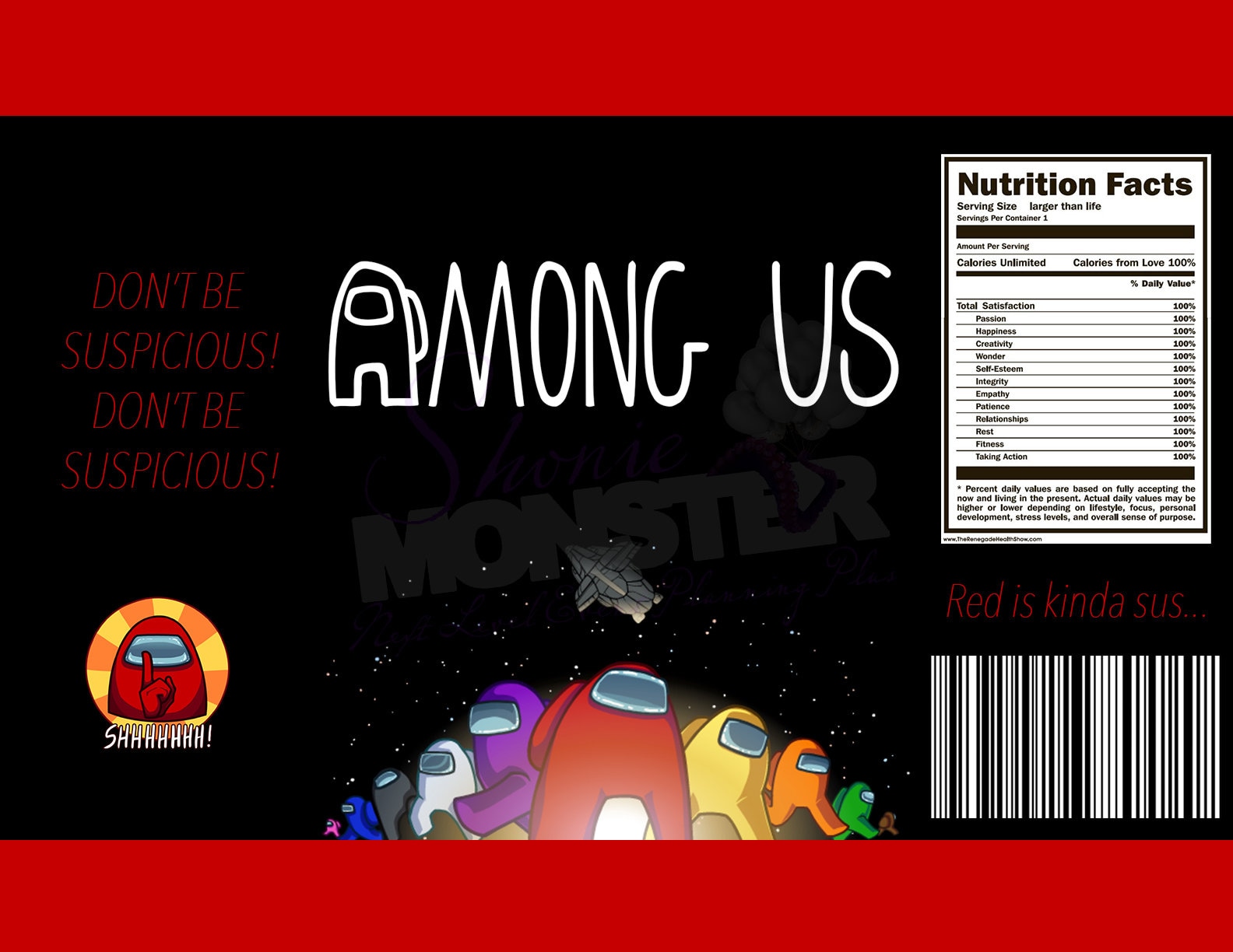 Among Us Chip Bag- INSTANT DOWNLOAD JPG - Etsy