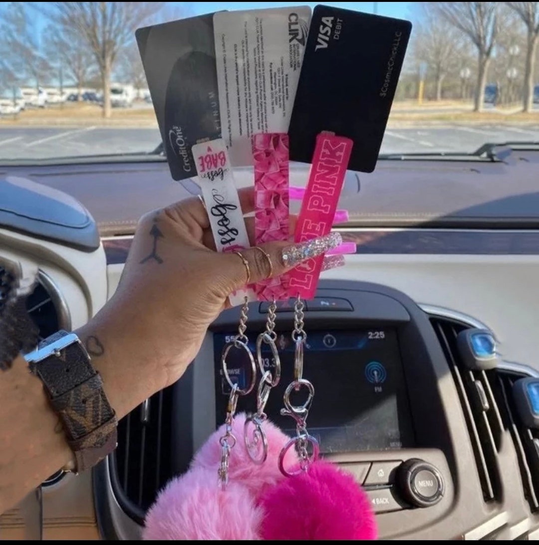 Card Grabber Clip ATM Butterfly Acrylic Material , Grabber Charm ...