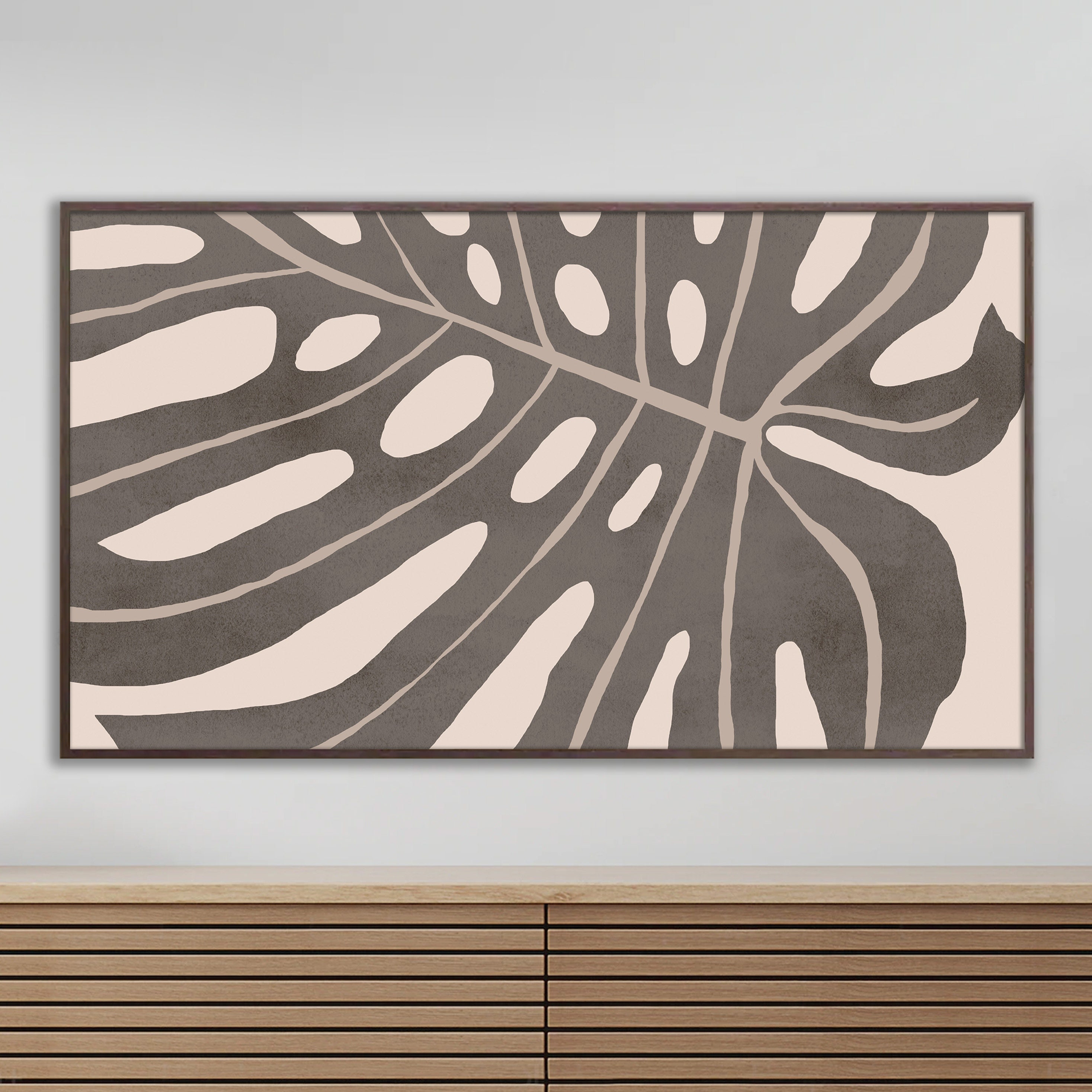 Samsung Tv Frame Art, Botanical Wallpaper, Botanical Art for Tv, Leaf ...