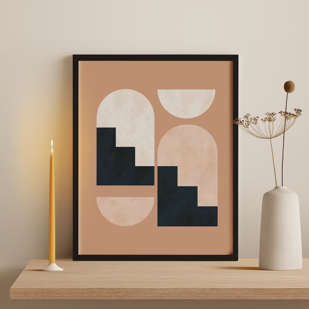 Boho Wall Decor, Minimalist Poster, Minimal Wall Art, Architectural ...