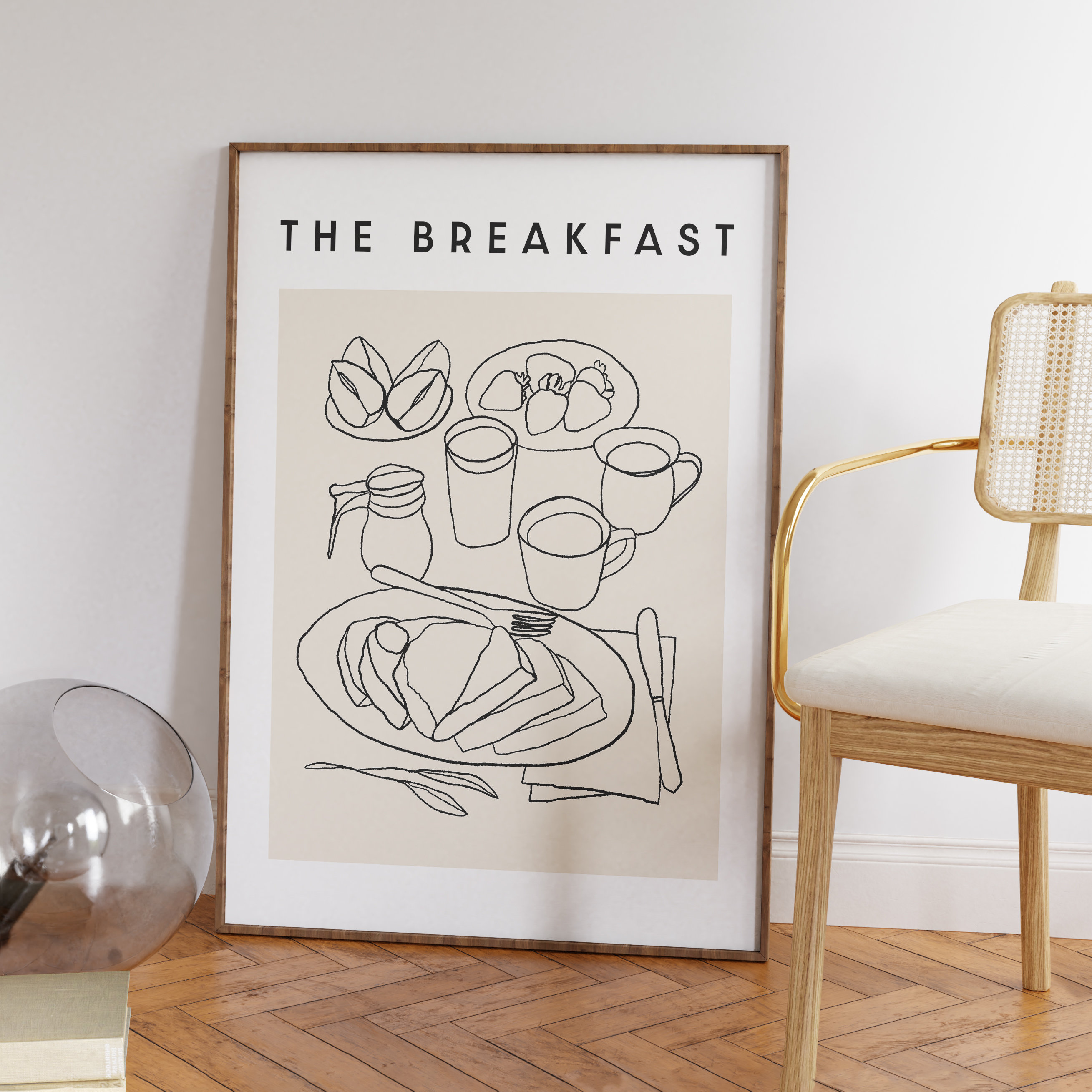 Breakfast Wall Art Restaurant Art Print Kitchen Decor Eat - Etsy