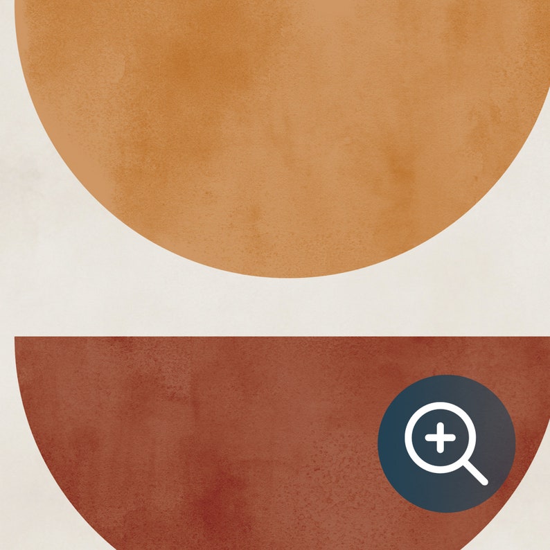 Balance Shape Art, Geometric Shapes, Balance Print, Earth Tones Art ...