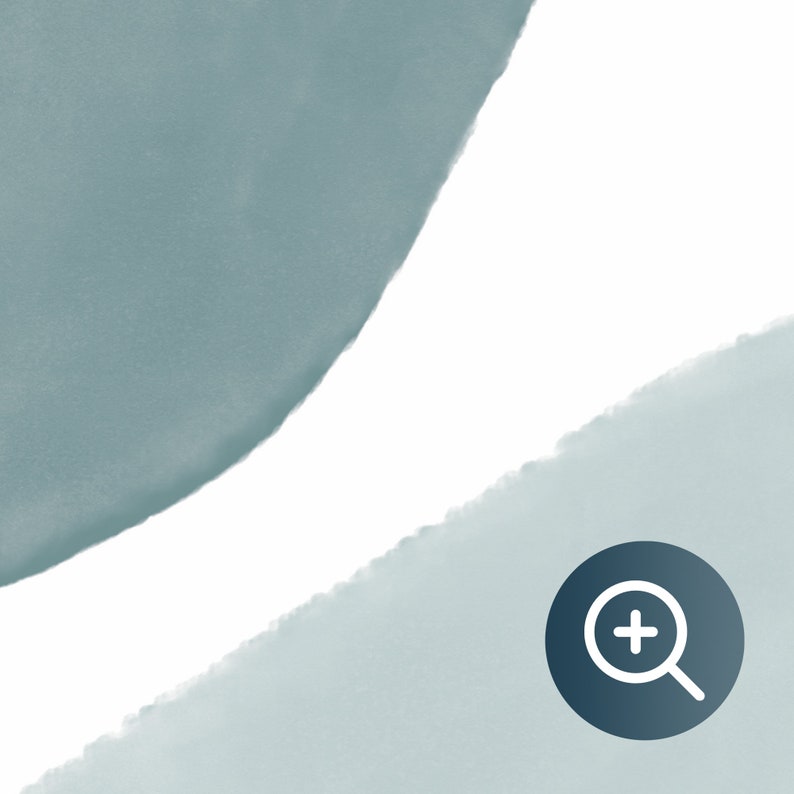 Conjunto de Impressões de Arte Abstrata Azul, Decoração de Parede ...