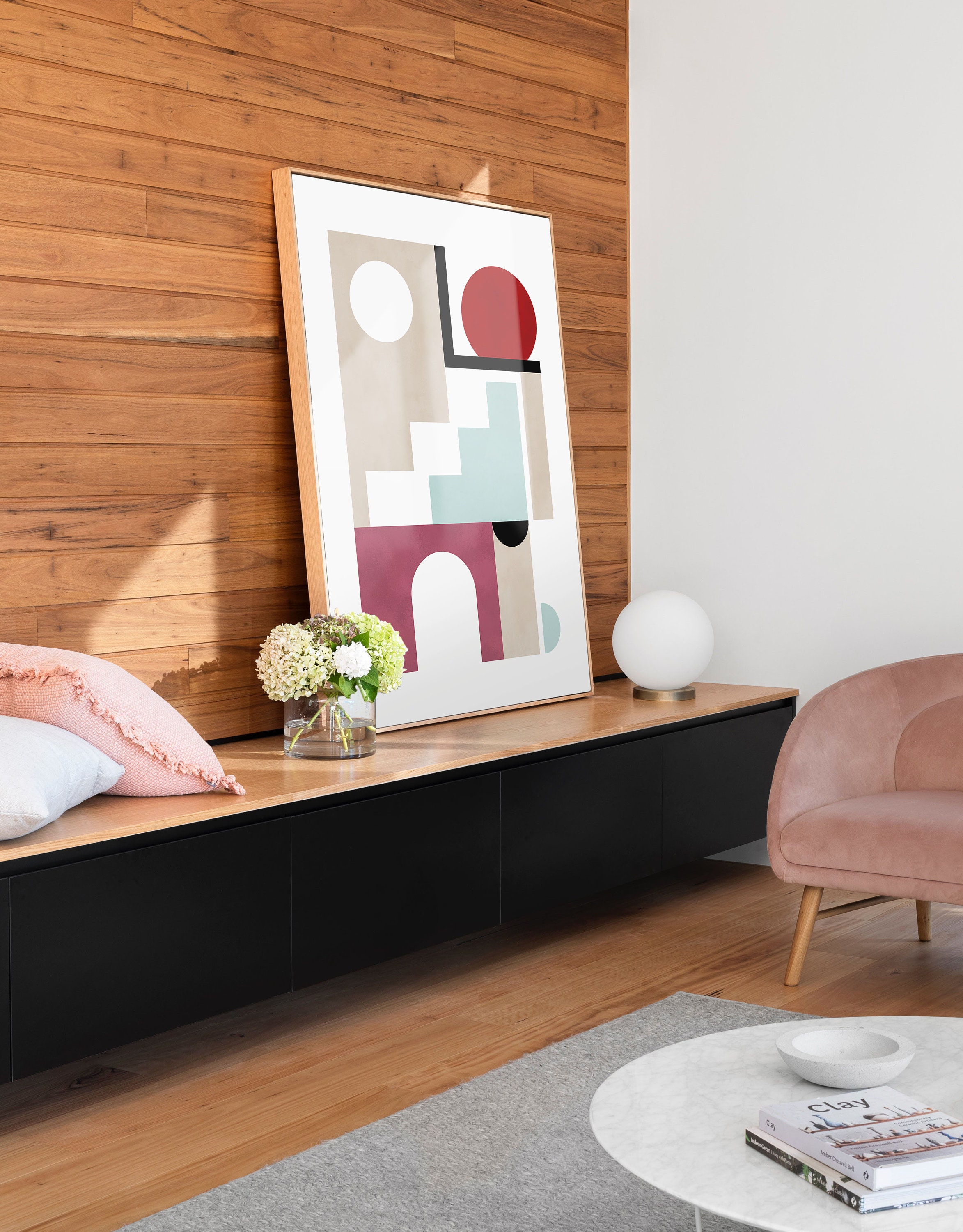 Architecture Print, Architectural Poster, Geometric Poster, Abstract ...