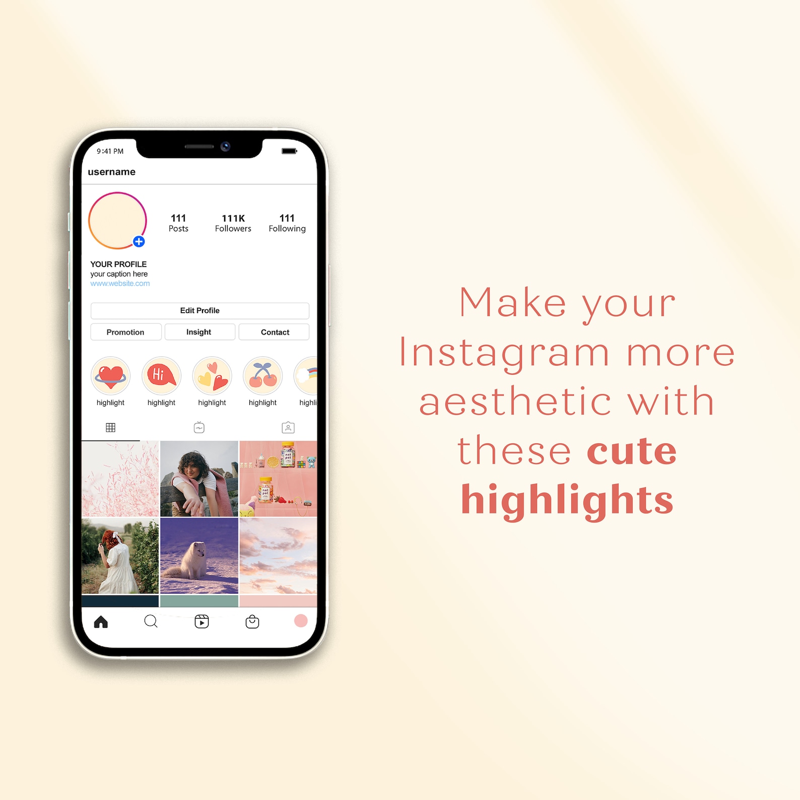 Cute Instagram Highlight Covers, Colorful Story Cover Icons, 40 Bold ...