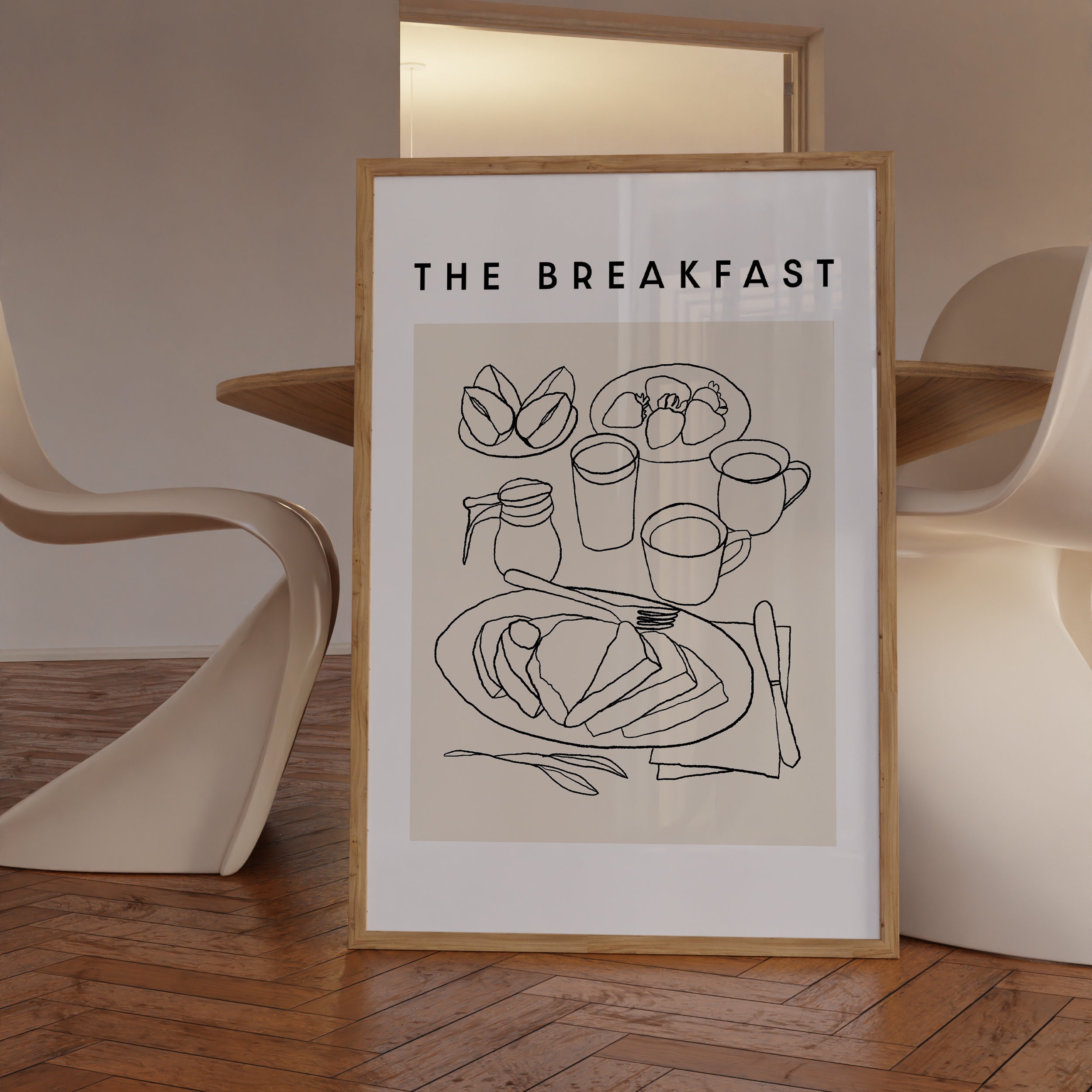 Breakfast Wall Art Restaurant Art Print Kitchen Decor Eat - Etsy