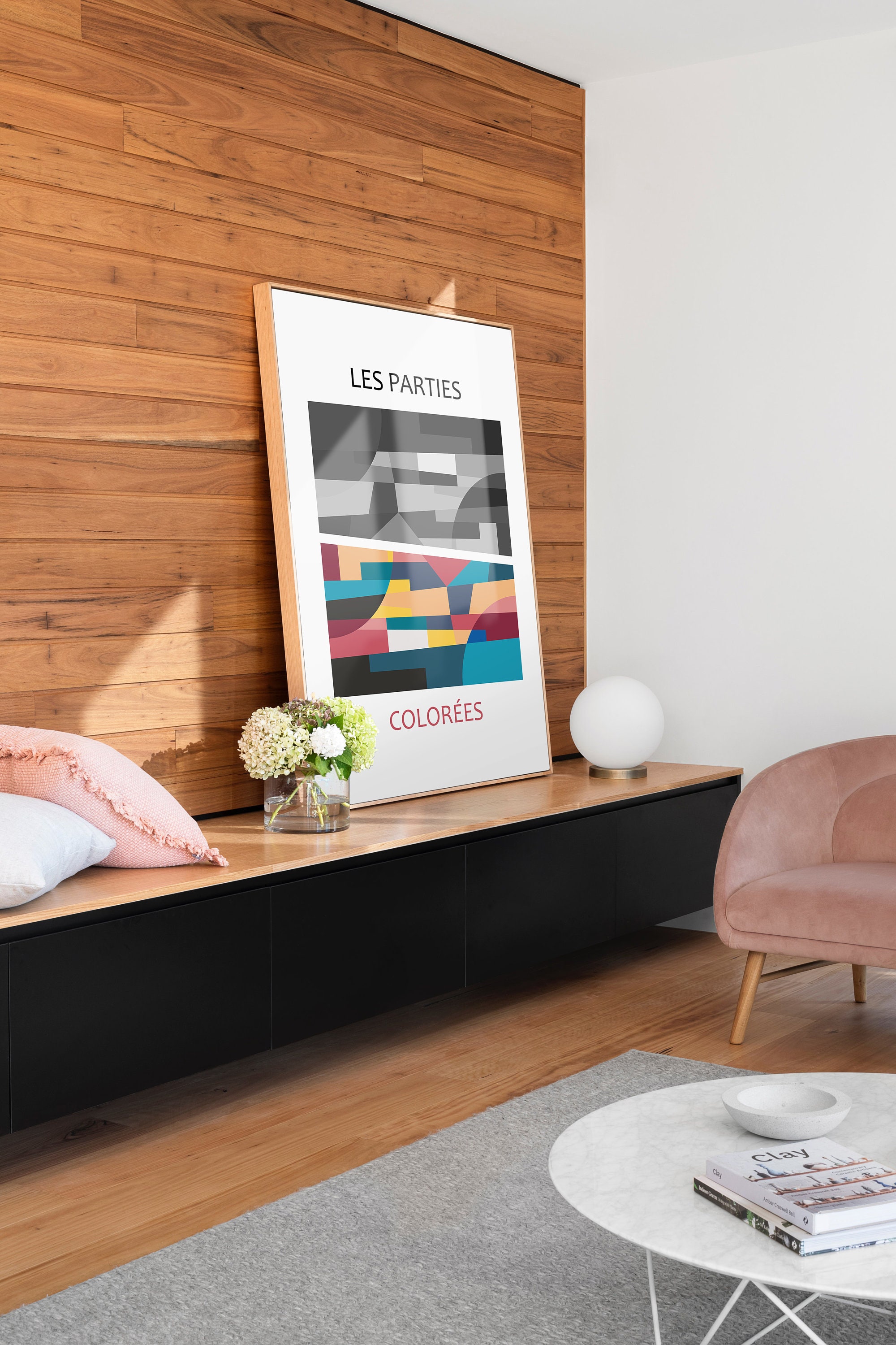 Impression dart contemporain Affiche Français Art mural - Etsy Canada