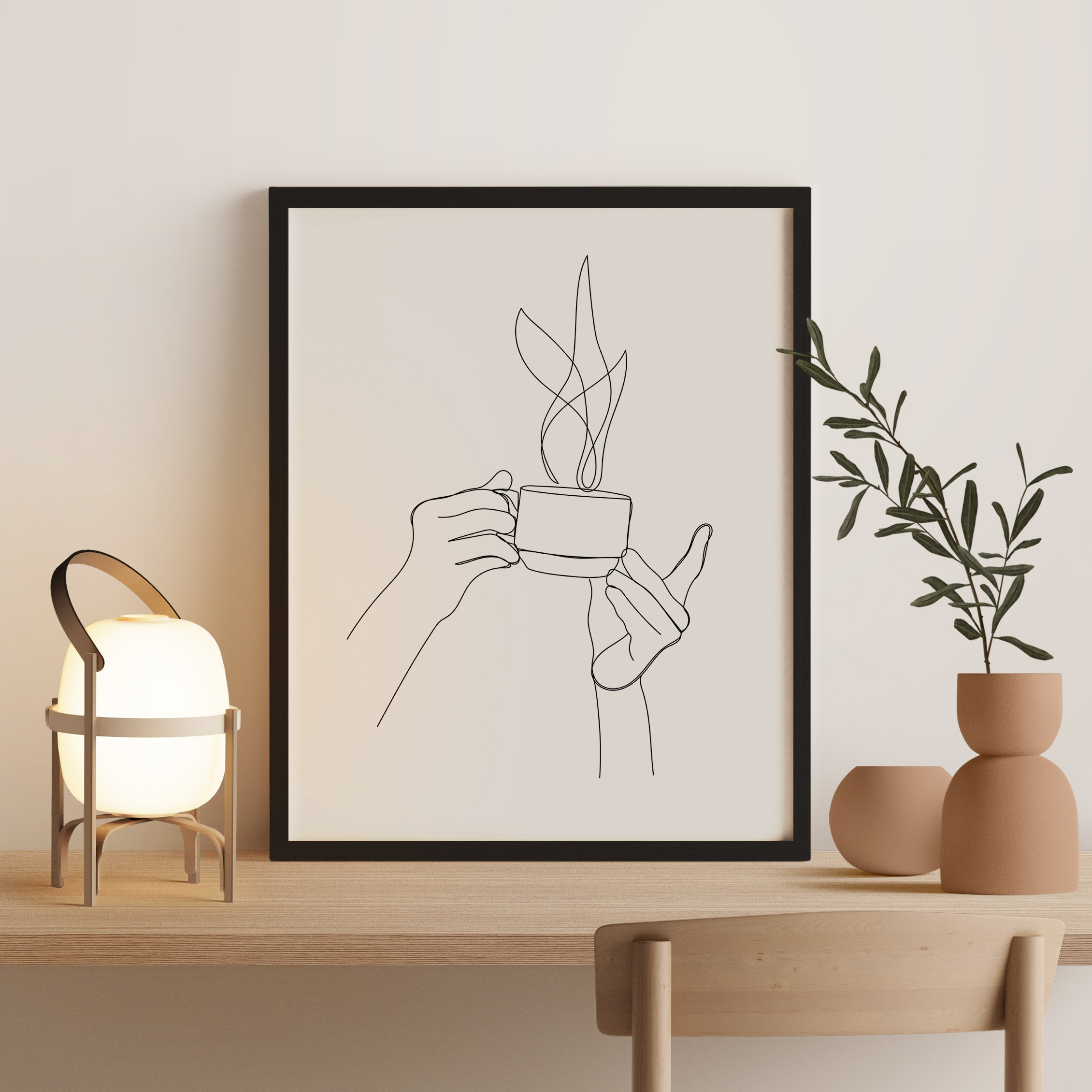 Minimal Coffee Print, Coffee Prints, Coffee Wall Art, Coffee Cup Art ...