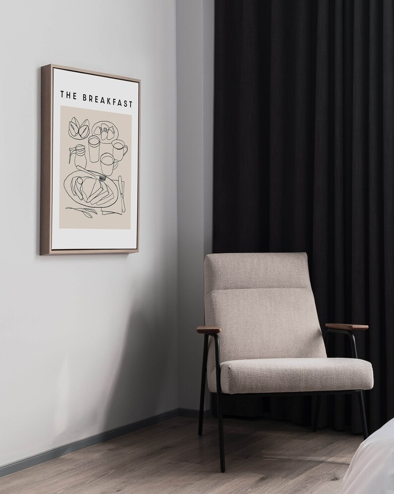 Breakfast Wall Art Restaurant Art Print Kitchen Decor Eat - Etsy