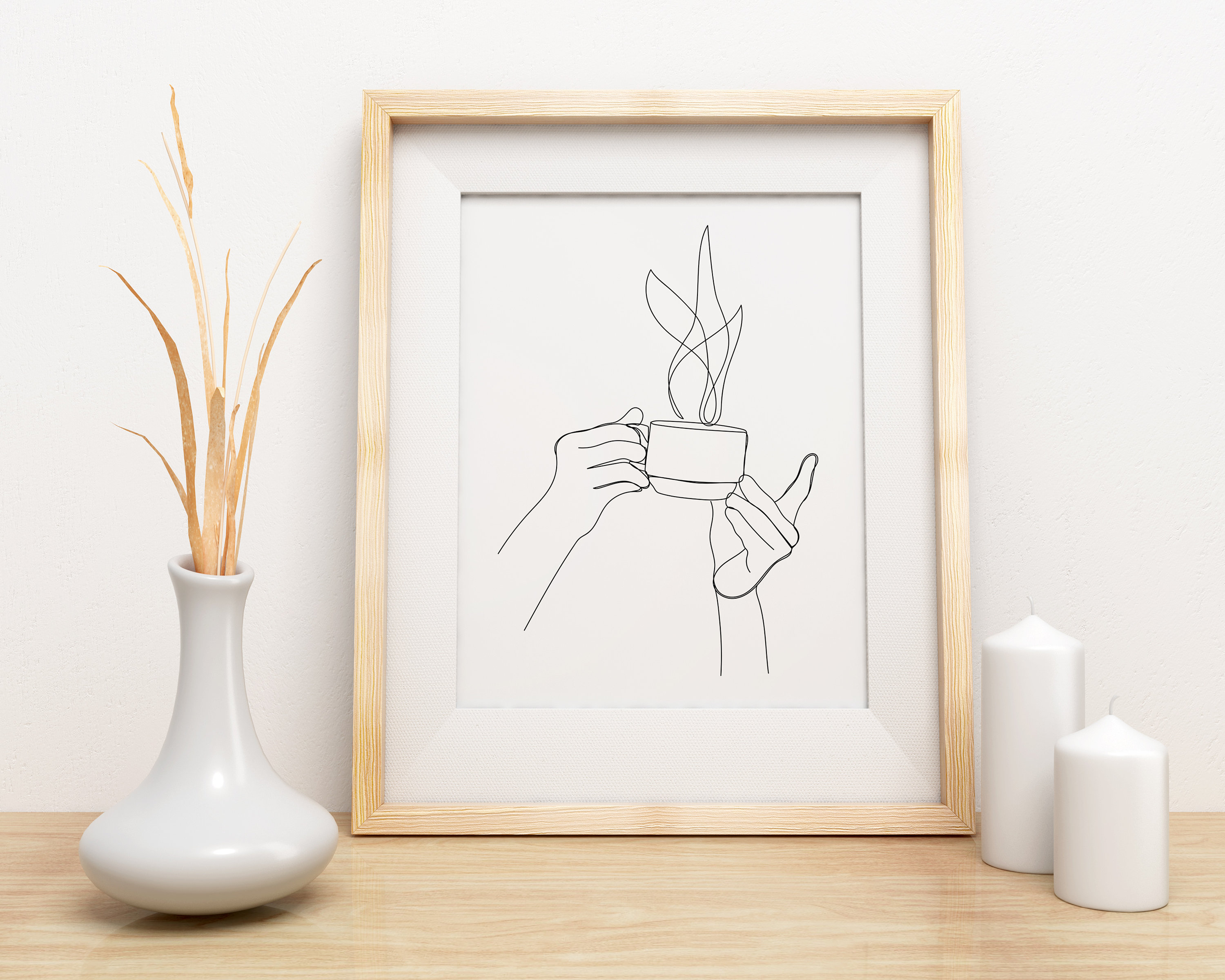 Minimal Coffee Print Coffee Prints Coffee Wall Art Coffee | Etsy