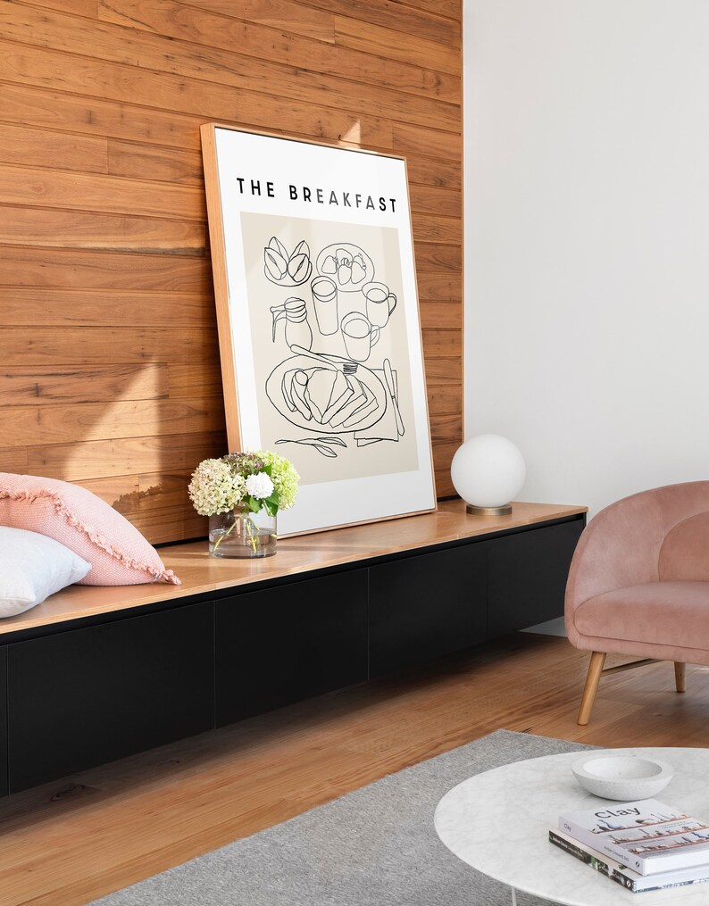 Breakfast Wall Art Restaurant Art Print Kitchen Decor Eat - Etsy