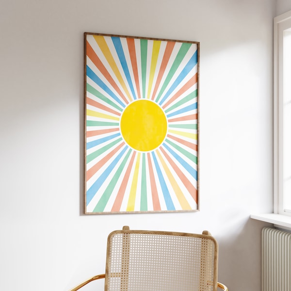 Sun Wall Art - Etsy