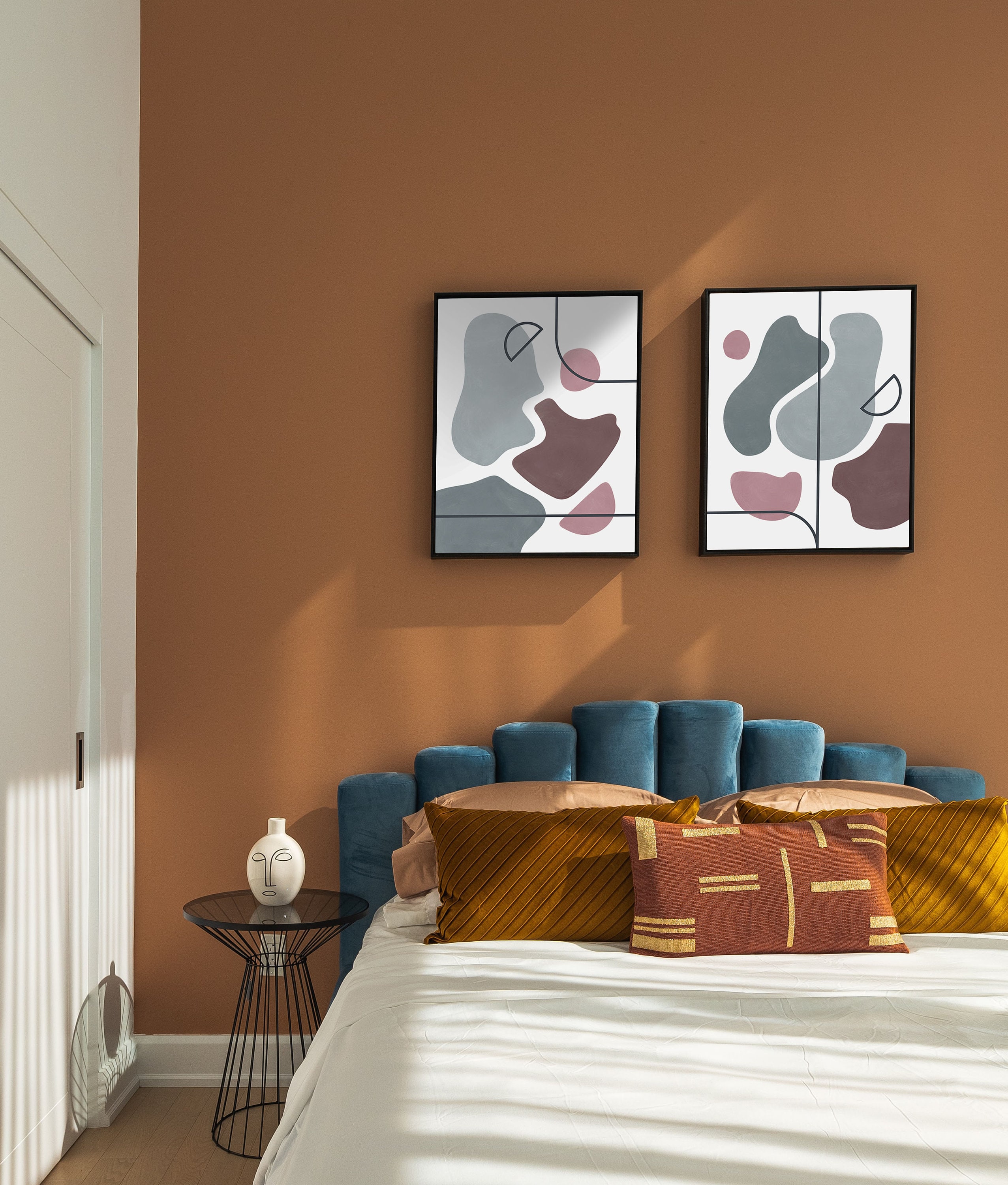 Colorful Abstract Art Abstract Set of 2 Prints Colorful - Etsy