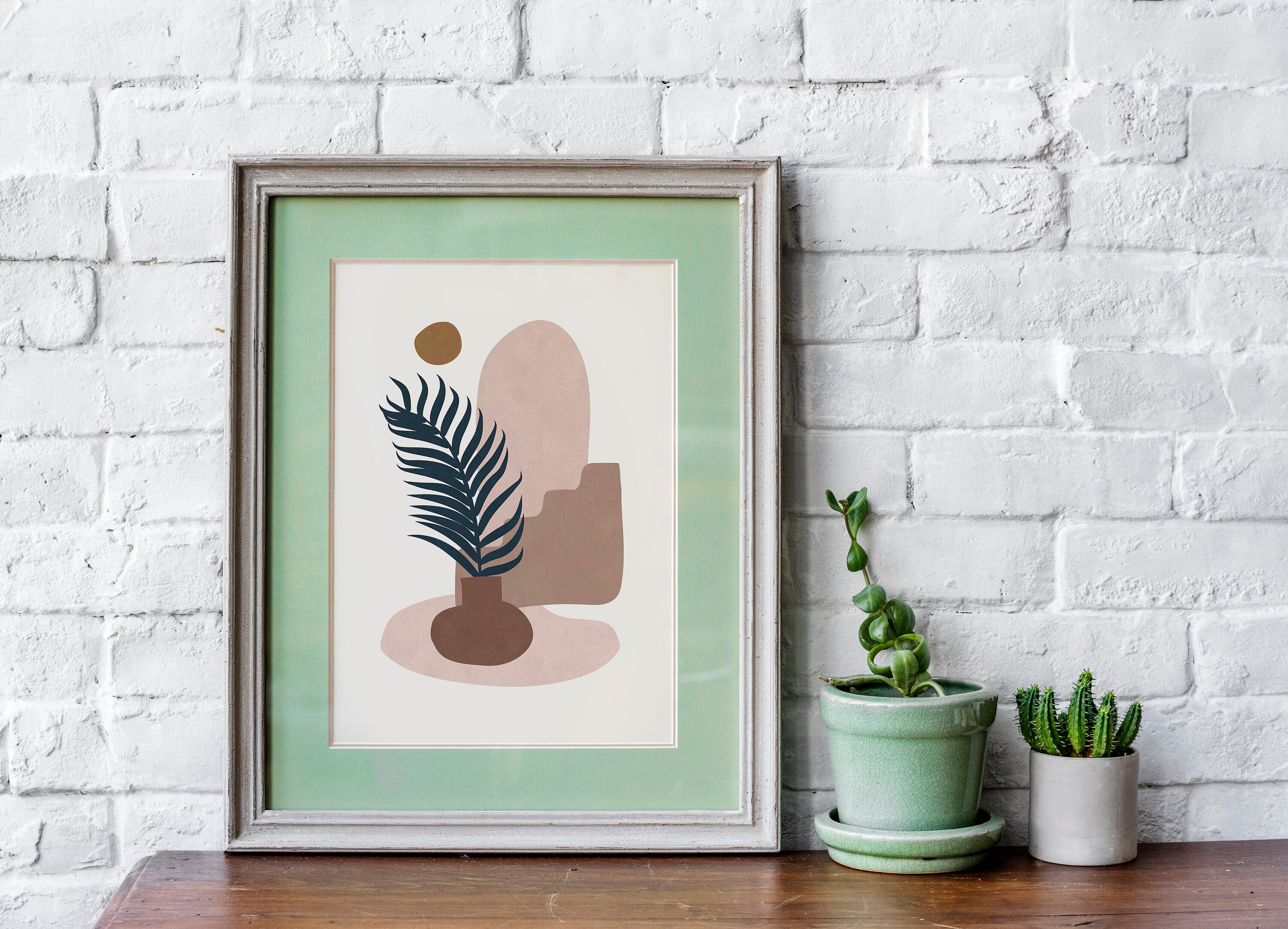 Boho Plant Art Plant Poster Abstract Botanical Print Boho - Etsy España