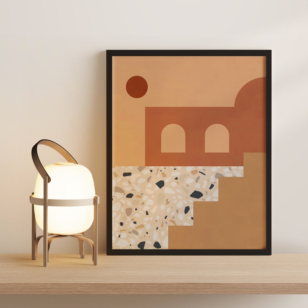 Terrazzo Architectural Print, Terrazzo Print, Architecture Print ...
