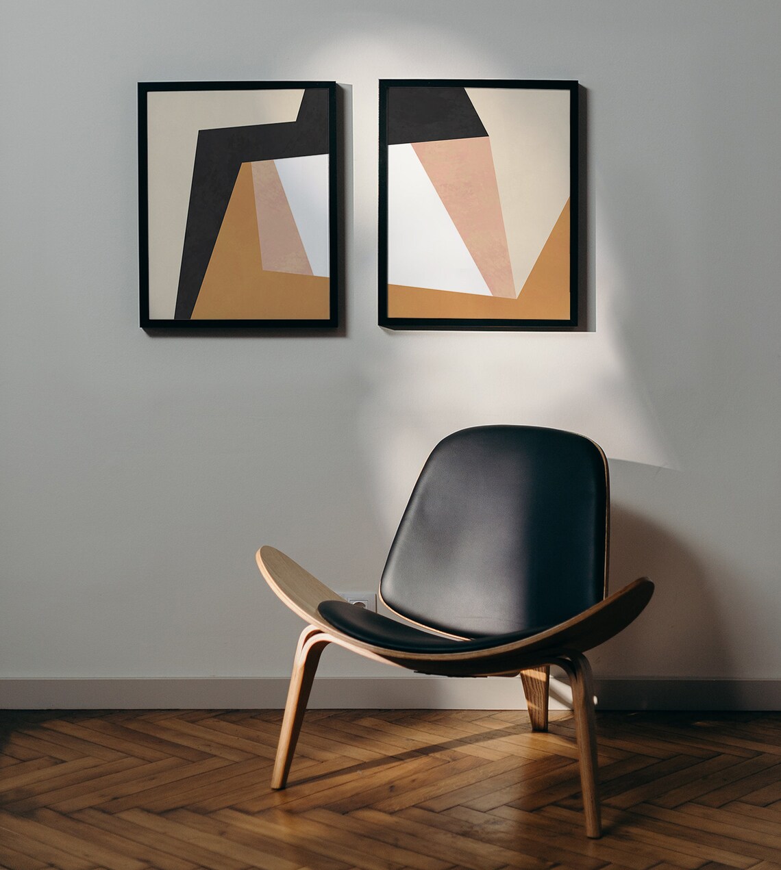 Geometric Wall Art, Set of 2 Printable Wall Art, Geometric Print ...