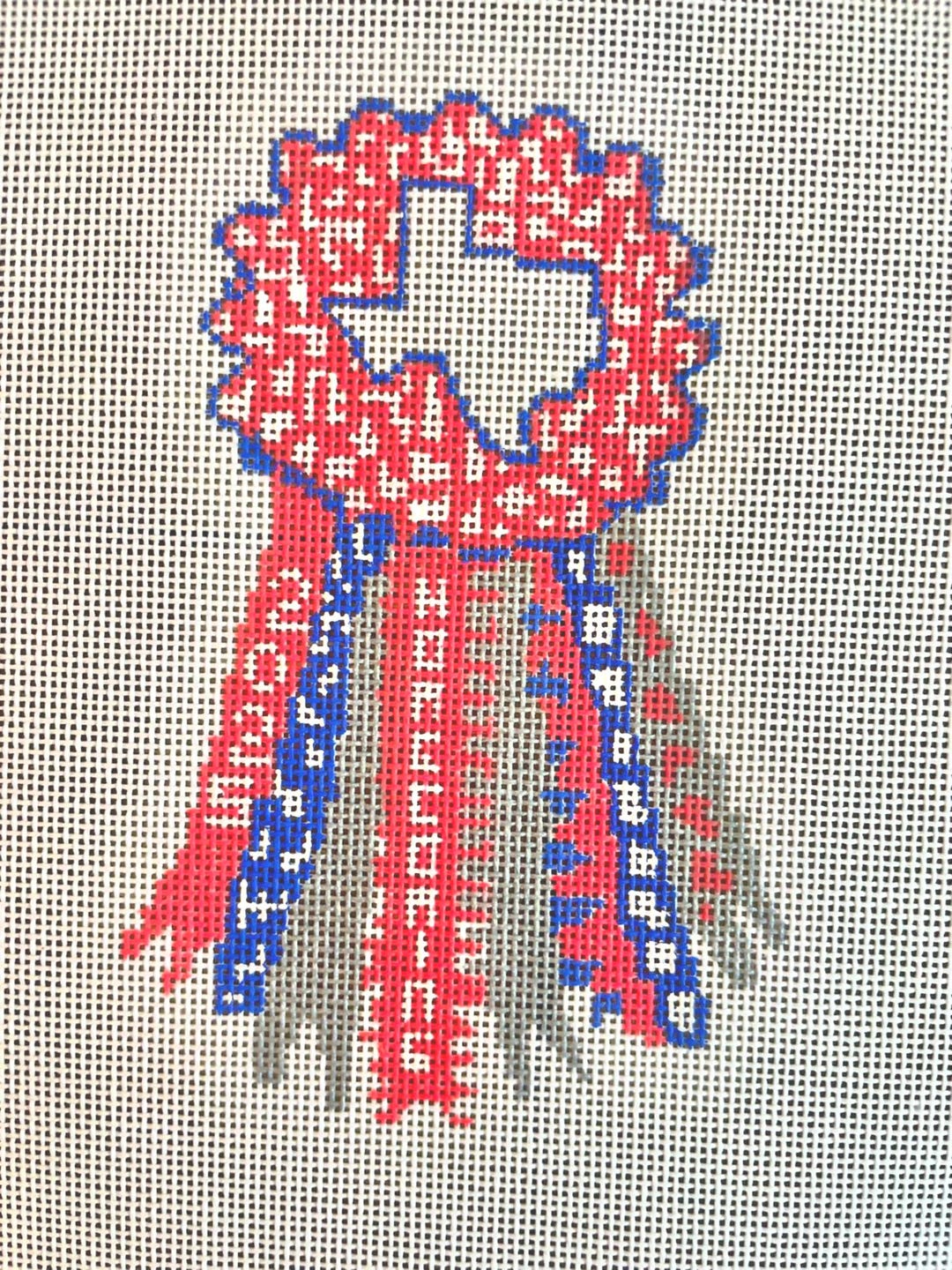 Texas Homecoming Mum Needlepoint Canvas | Hand-painted 18 Mesh DIY ...