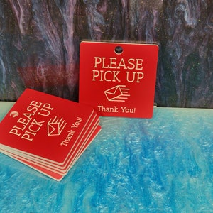 Please Pick up Mail Sign - Etsy