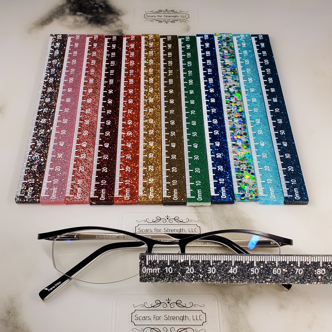 PD Stick: O Glitter, 150 MM 15 CM Ruler - Etsy