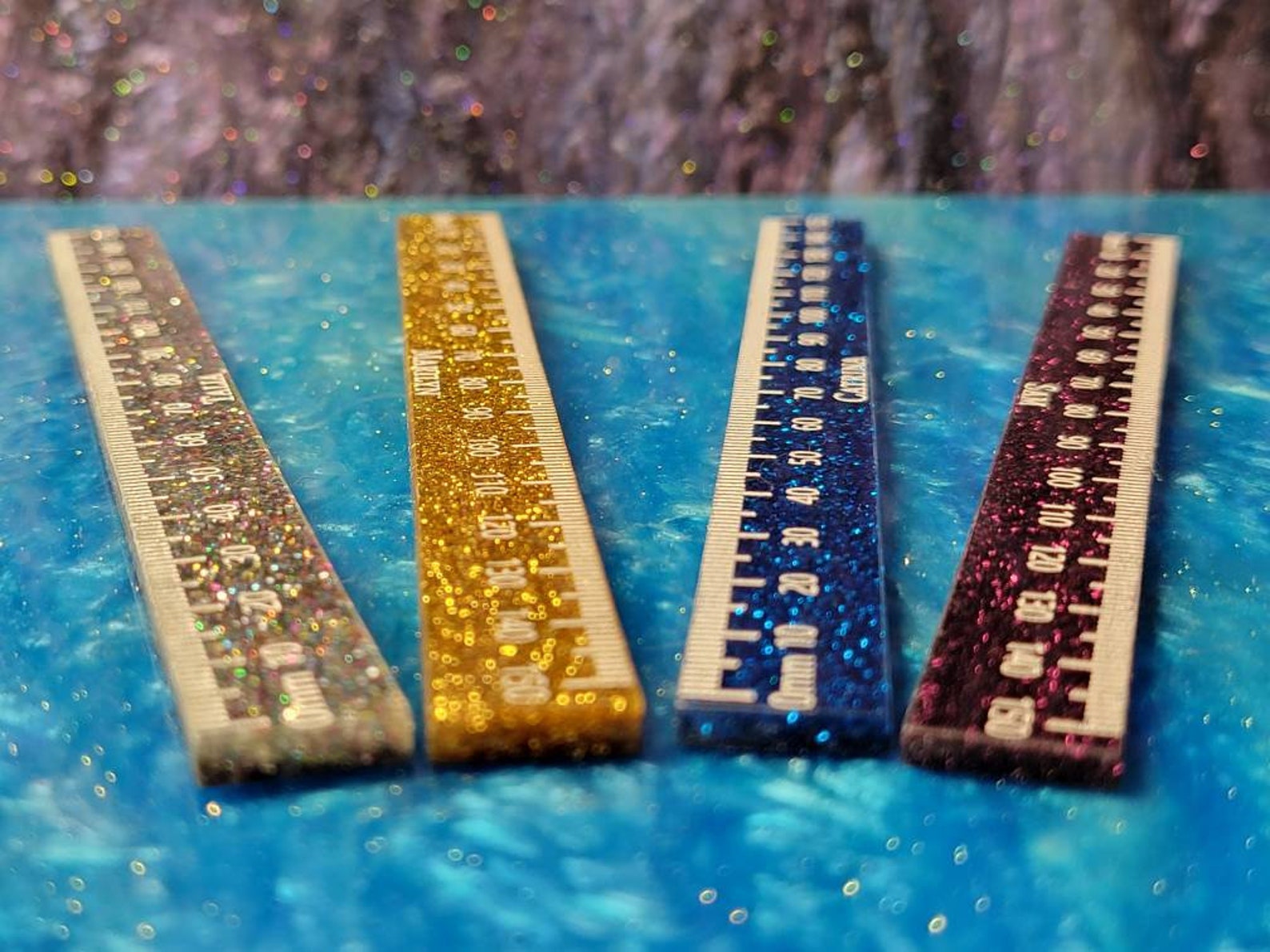 PD Stick: Glittery 150 MM 15 CM Ruler - Etsy