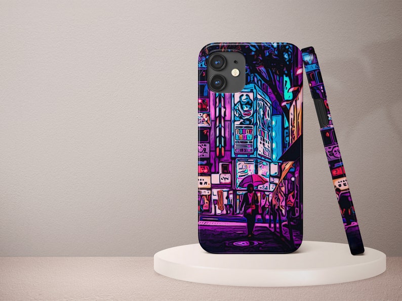 Neon City Phone Case Cyberpunk Japanese Cover Fit for Iphone - Etsy