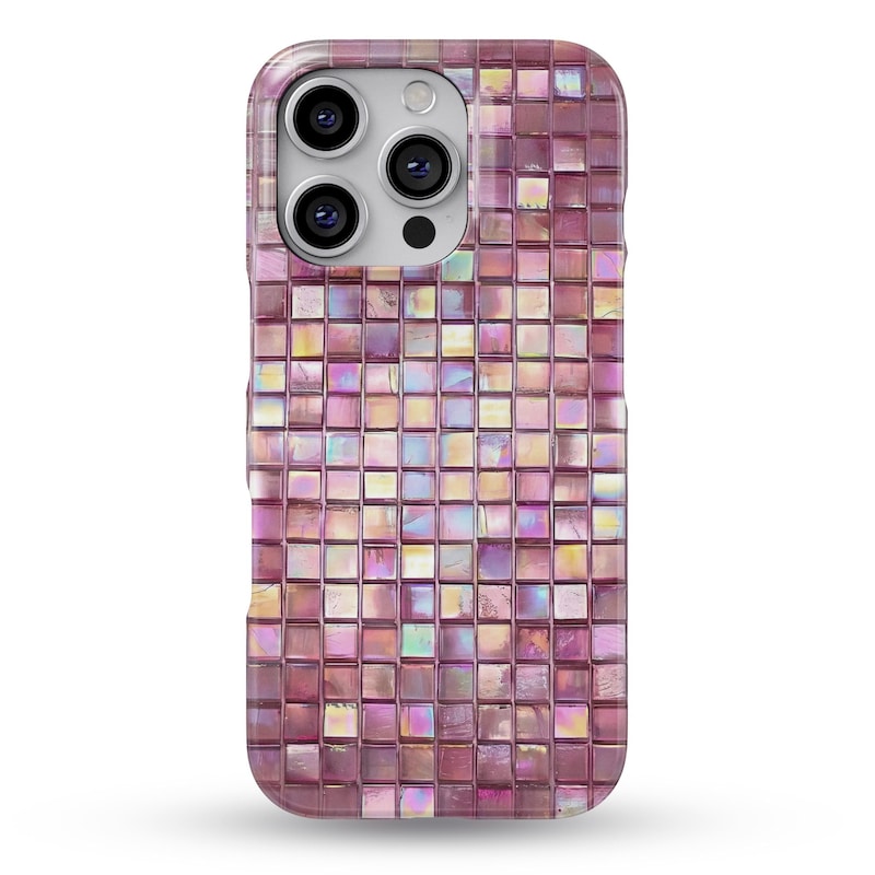 Pink Mosaic Phone Case - Etsy